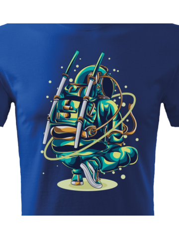 Tričko - Astro Samurai kneeling Single Jersey, 100 % bavlna